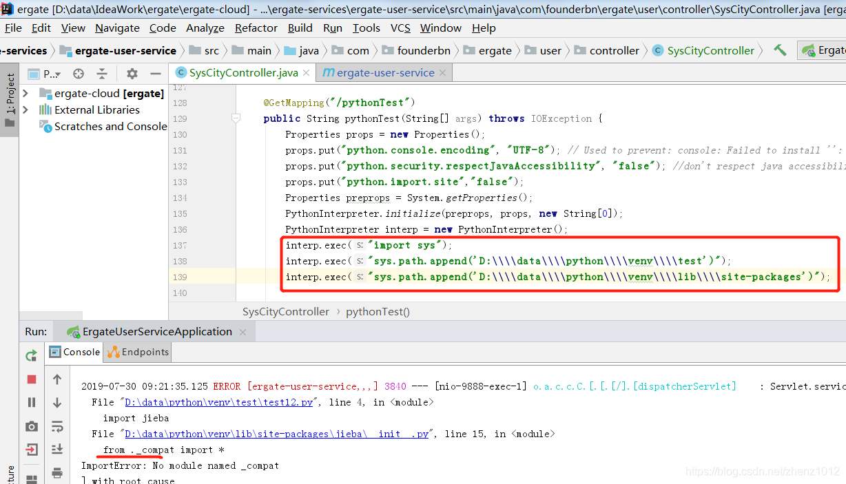 java调用python，引入第三方包报错no module named_java jython调用第三方库报错-CSDN博客