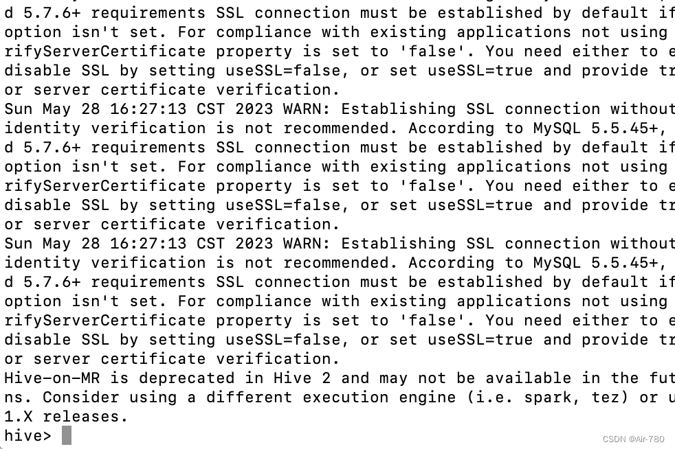 Mac安装hive-CSDN博客
