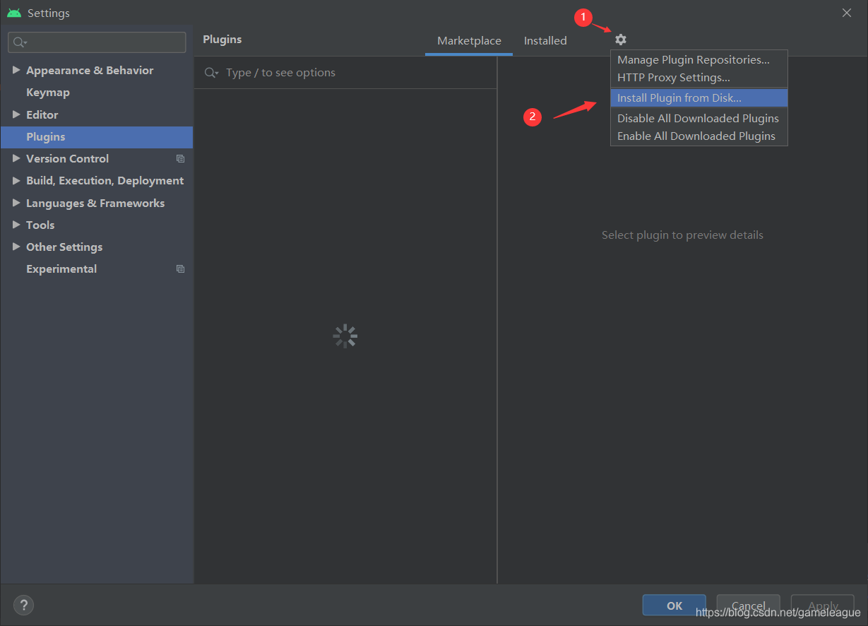 新版Android studio Plugins Marketplace搜不到结果解决办法_androidstudio plugins搜索不到 ...
