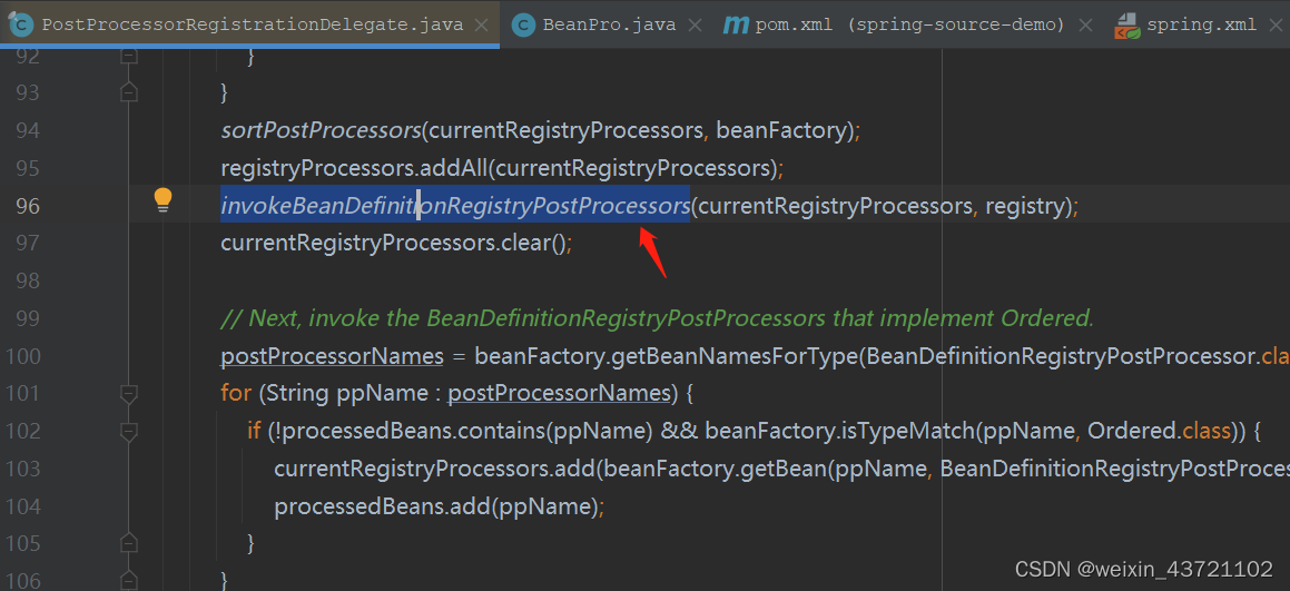 Spring之invokeBeanFactoryPostProcessors_spring invokebeanfactorypostprocessors componentsc-CSDN博客