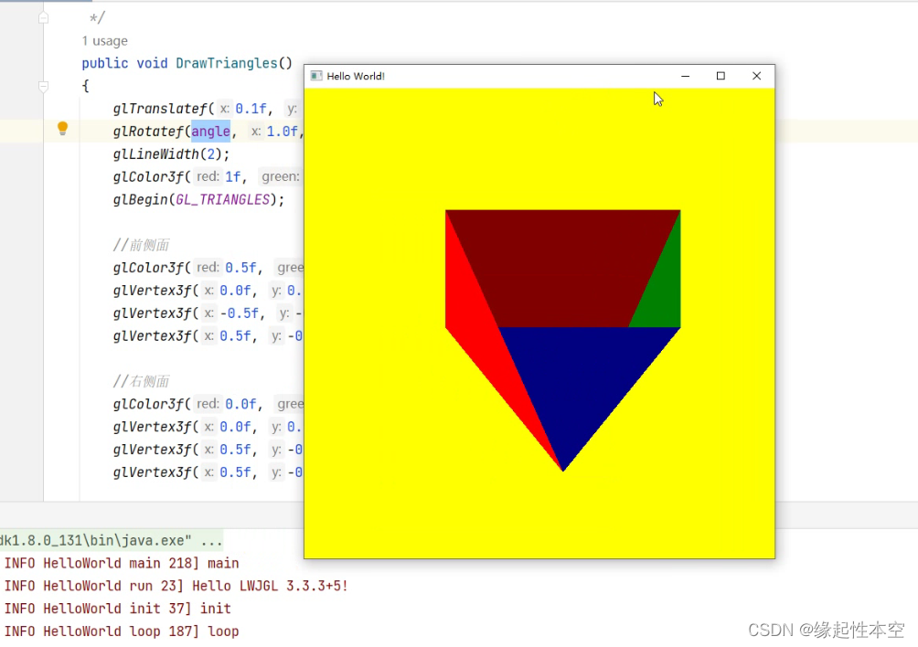 【JAVA】OPENGL绕XYZ轴旋转立体图效果_opengl 立体-CSDN博客