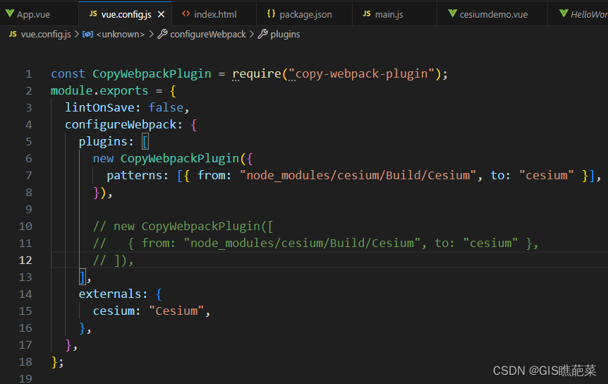 使用 CopyWebpackPlugin 的时候报的错：ValidationError: Invalid options object. Copy Plugin has been ...
