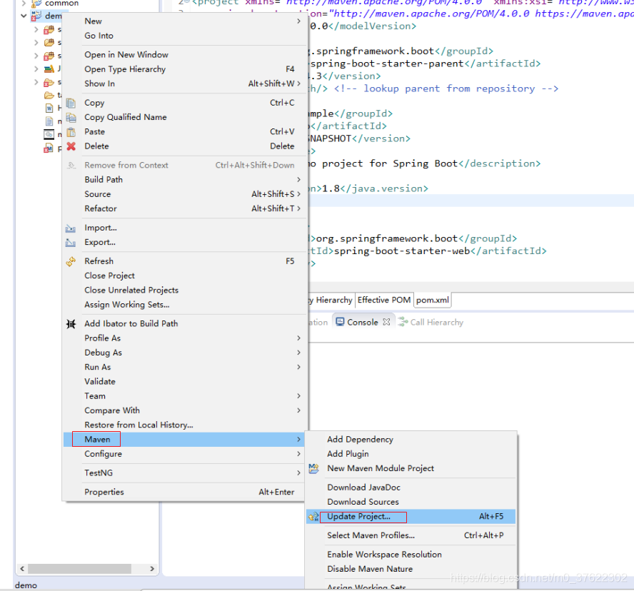 Project build error: Non-resolvable parent POM: Failure to find org.springframework.boot:spring ...