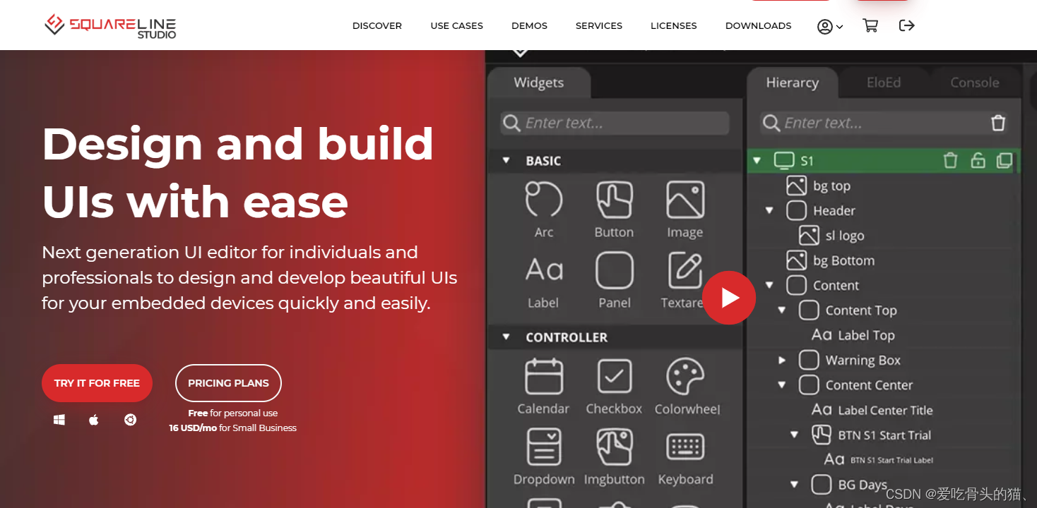 Tips--解决SquareLine Studio create页面中只有desktop选项-CSDN博客