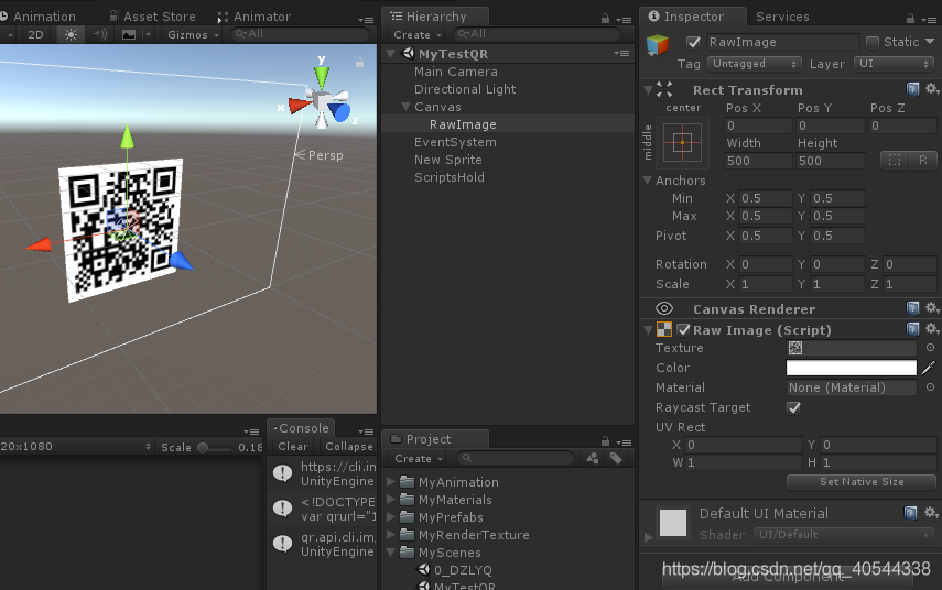 Unity 动态生成二维码实现详解-CSDN博客