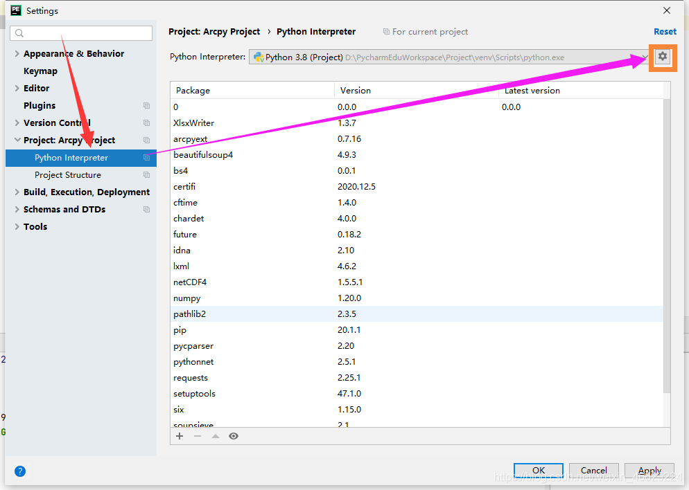 Pycharm中配置ArcGIS的二次开发arcpy的环境_arcpy安装-CSDN博客