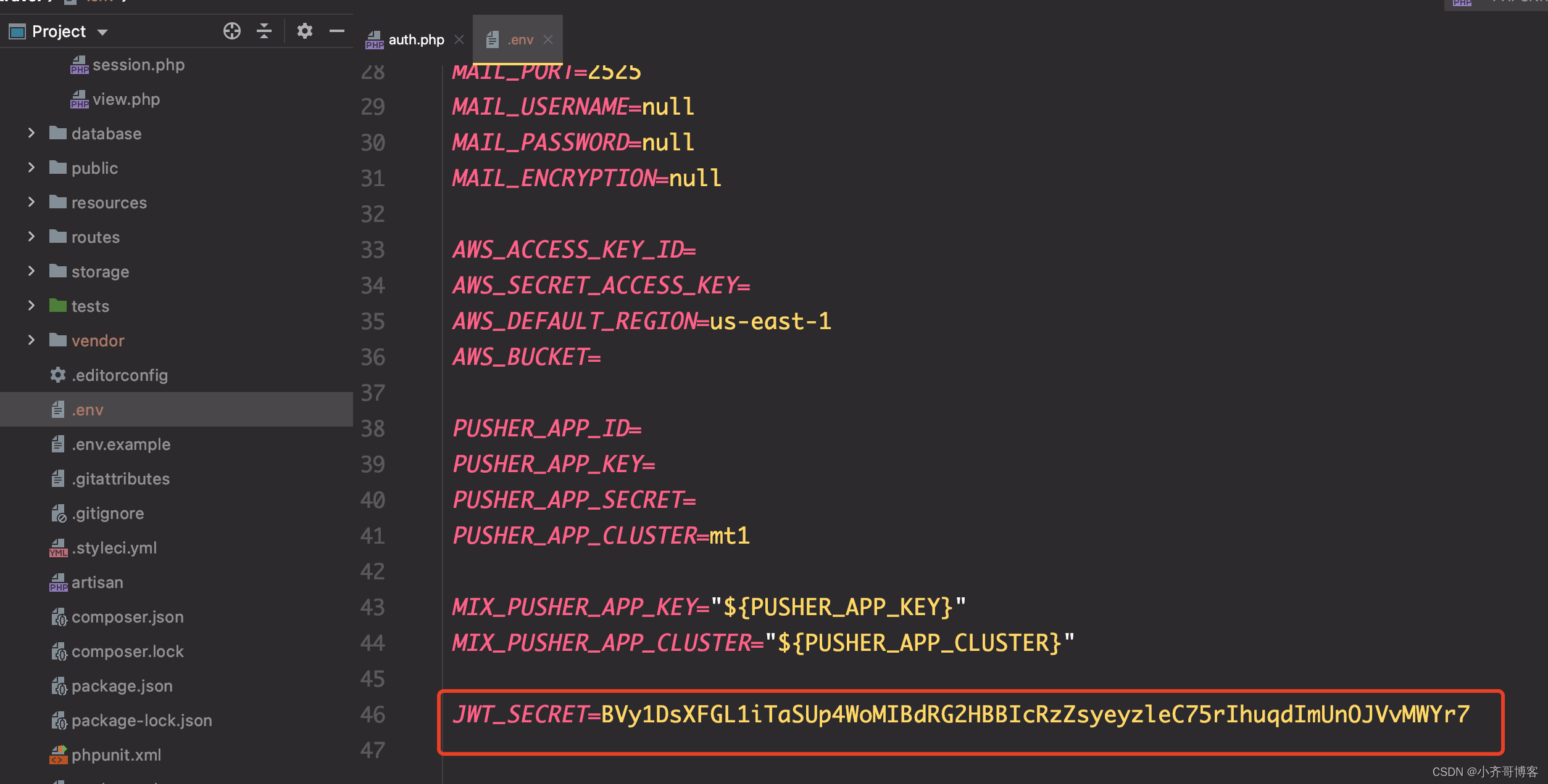 Laravel5.8 使用jwt扩展_auth::claims-CSDN博客