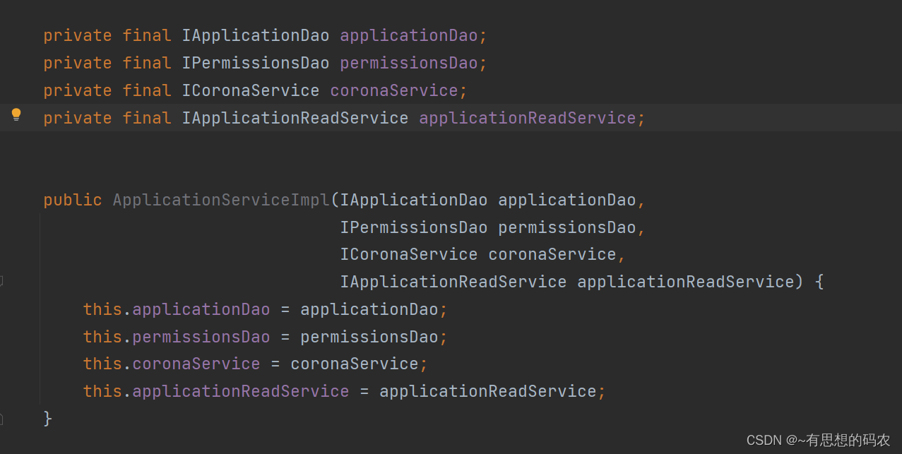 关于 RequiredArgsConstructor-CSDN博客