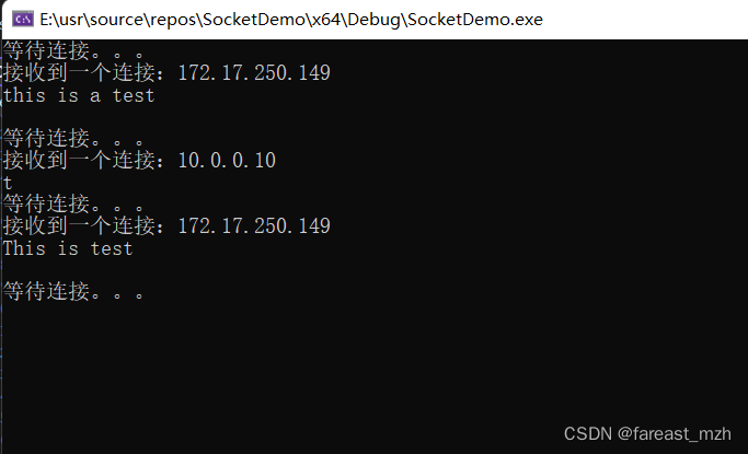 windows C++ socket server-CSDN博客