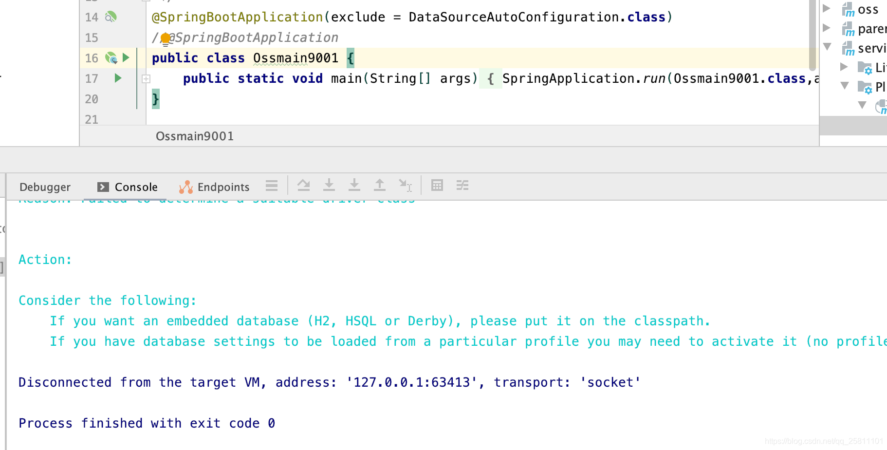 @SpringBootApplication(exclude = DataSourceAutoConfiguration.class)不生效 ...