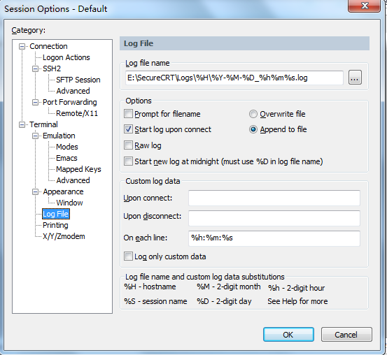 log加时间 securecrt_SecureCRT配置自动记录日志-CSDN博客
