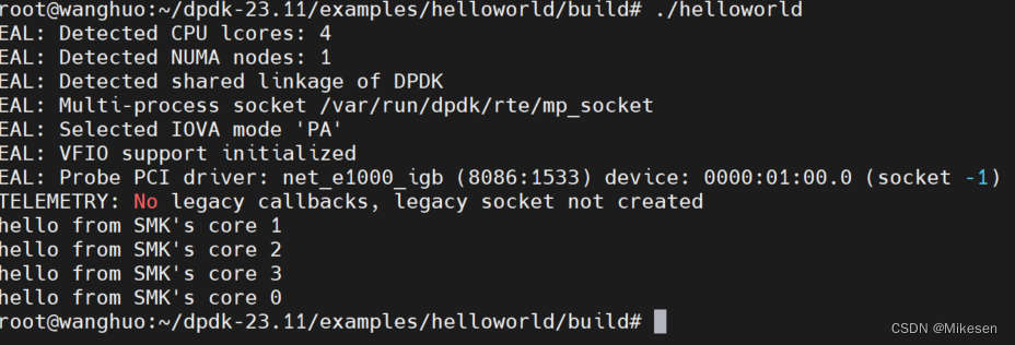 linux下编译运行dpdk-helloworld_makefile:14: *** "no installation of dpdk found". -CSDN博客