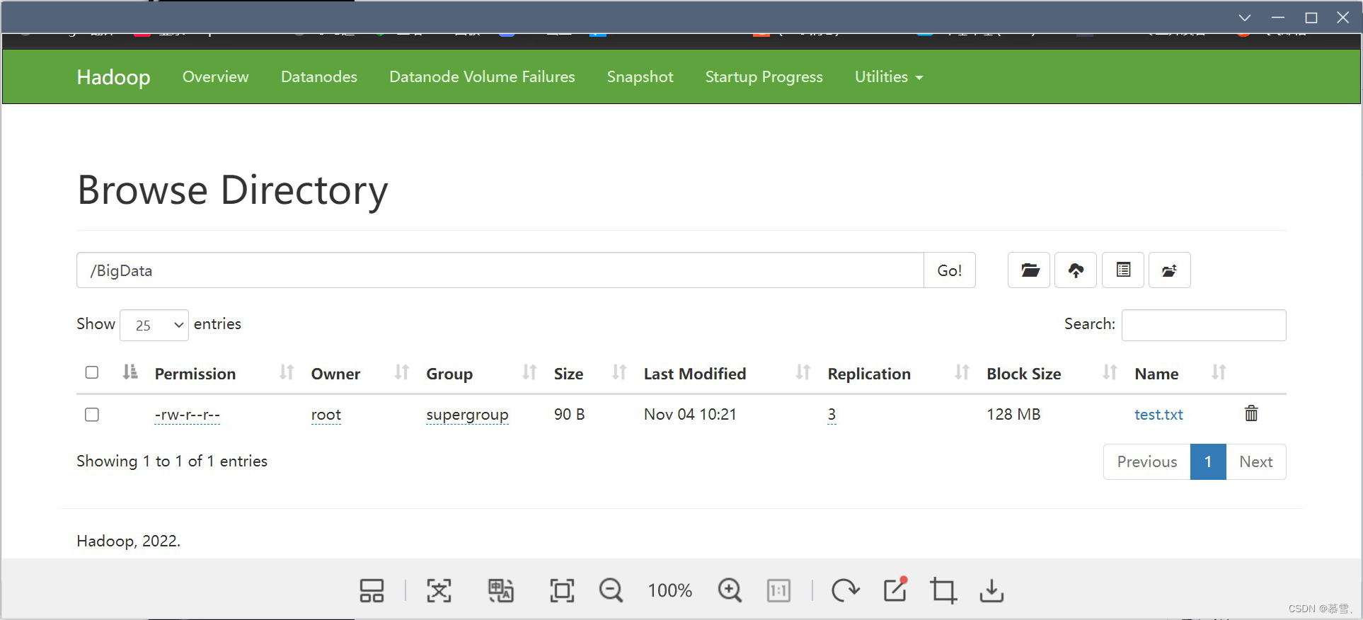 Hadoop集群测试笔记_finalshell里面清除hadoop-CSDN博客