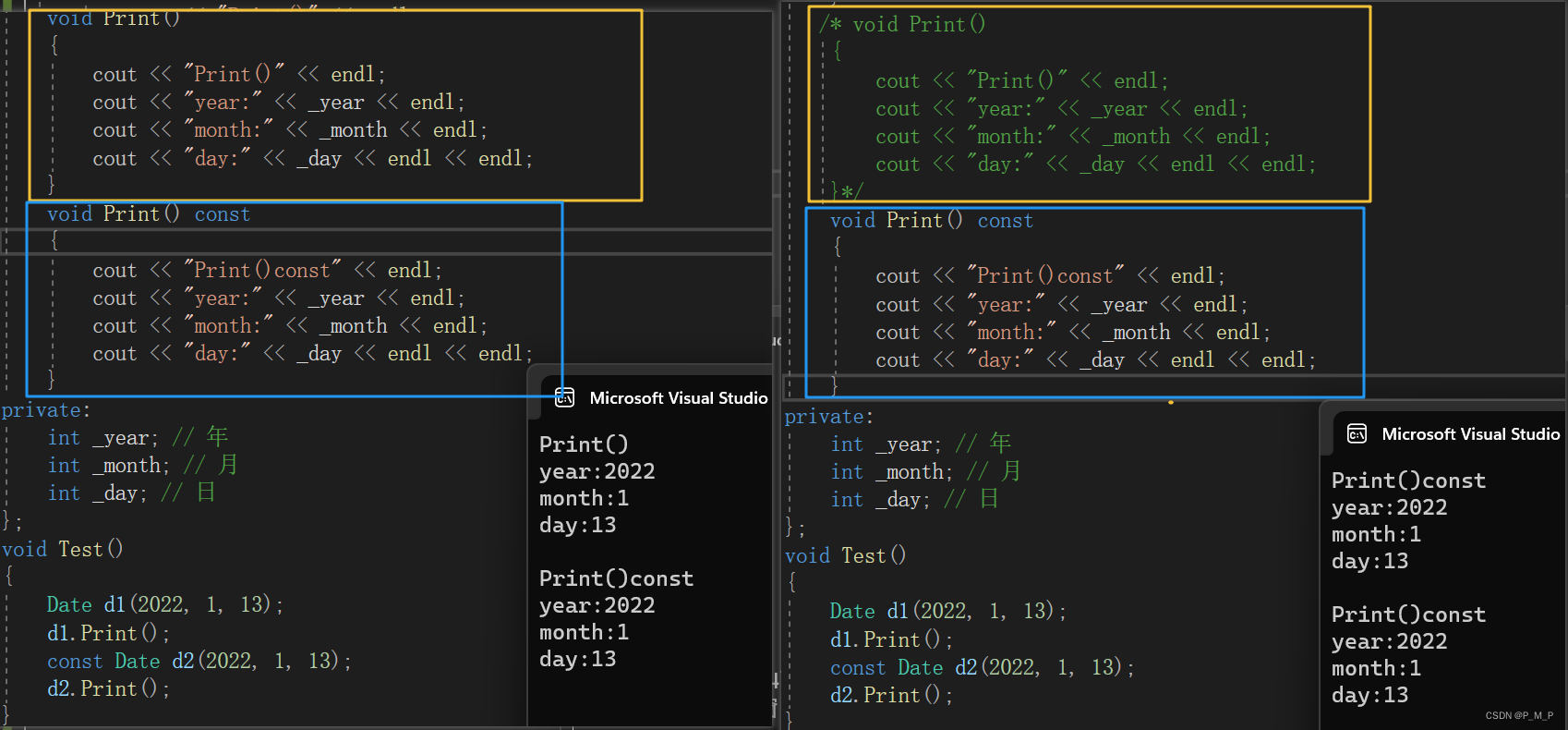 【C++】类和对象---const成员，取地址及const取地址操作符重载，static成员_怎么copy一个const对象的地址-CSDN博客