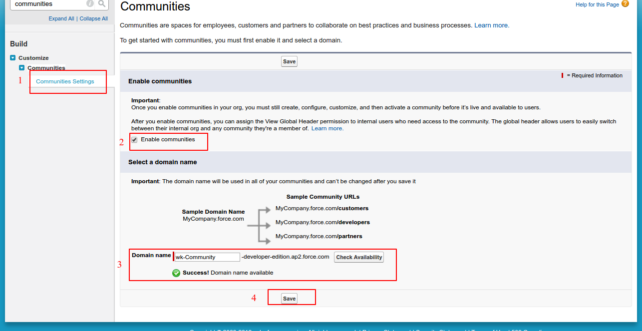 Communities Settings And Customize Community URL In Salesforce_ceshare community url-CSDN博客
