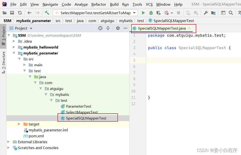 SSM整合之Mybatis笔记（特殊SQL的执行）（P030—P034）_:因为增删改有统一的返回值是受影响的行数,因此只能将获取的自增的主键放在传输的-CSDN博客