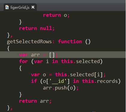 LigerUI LigerGrid getSelectedRows() 多选顺序 不是从上到下修改方法-CSDN博客