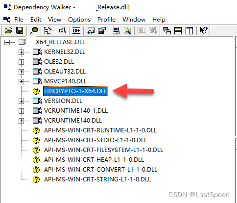 vs2019 - LoadLibrary失败时的排查方法_vs loadlibrary-CSDN博客