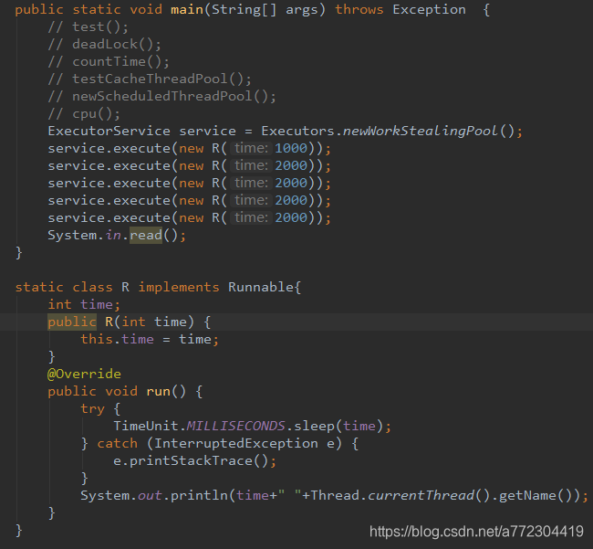 Java线程池示例：任务窃取线程池WorkStealingPool_]ava workstealingpool-CSDN博客