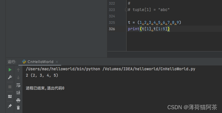 四、python基本数据类型 4、tuple（元组）「长期更新python简单入门到适用」python4分量tuple Csdn博客 9833