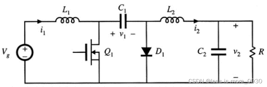 《Fundamentals of Power Electronics》——Cuk电路及仿真_cuk电路设计-CSDN博客