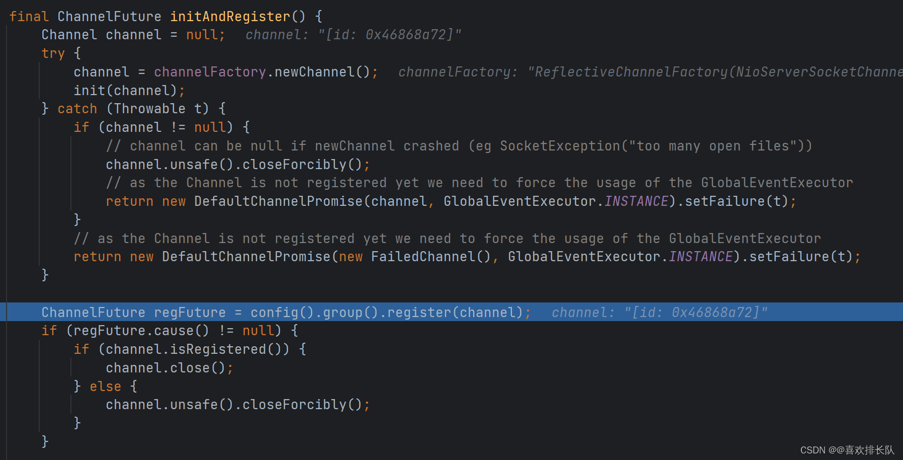 Netty服务端基本启动流程源码刨析_netty server端启动流程 register0-CSDN博客