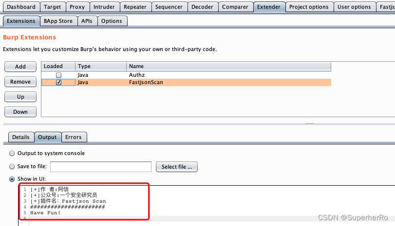 一个简单的Fastjson反序列化检测burp插件-FastjsonScan(二)_fastjson反序列化测试工具-CSDN博客