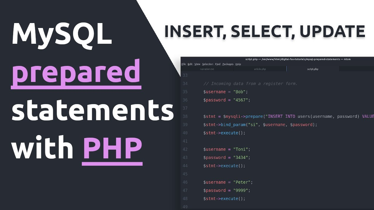 Php 和 Mysql:php中的预处理语句php预处理语句 Csdn博客