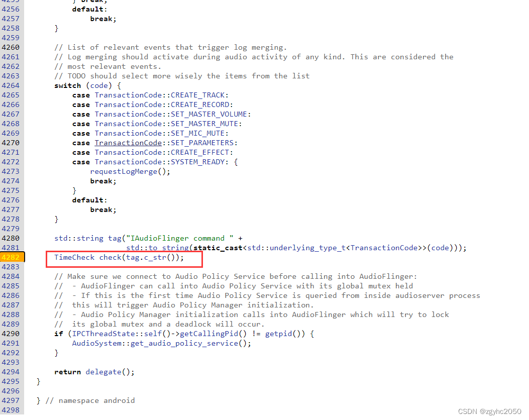 【Android Audio】TimeCheck机制_android timecheck-CSDN博客