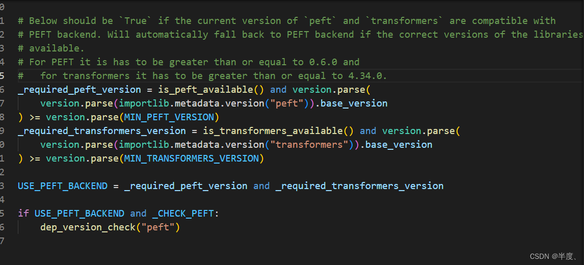 ValueError: PEFT backend is required for this method.-CSDN博客