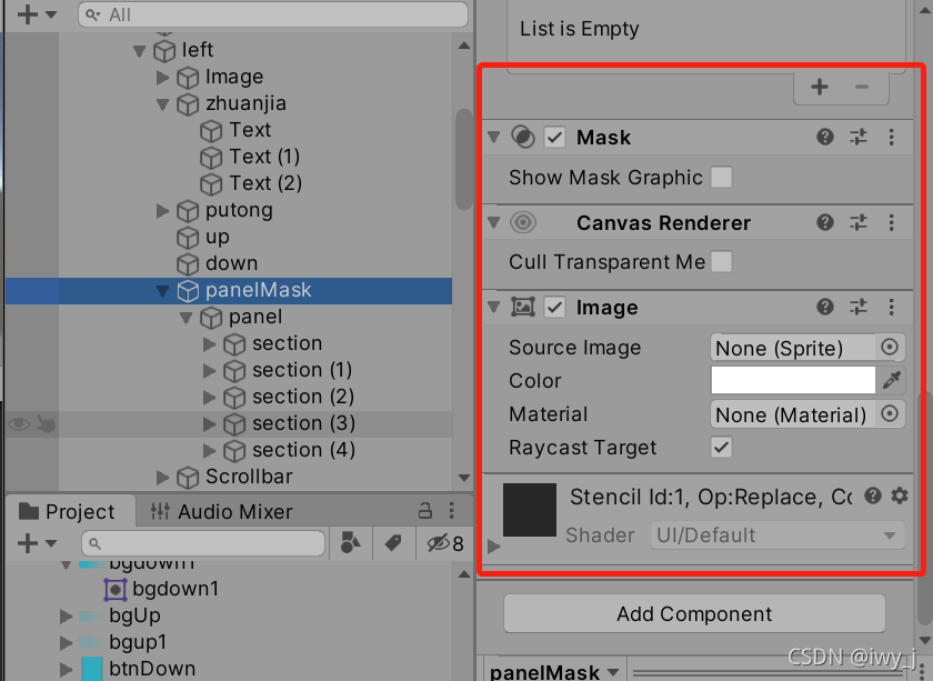 Unity排版下拉ScrollRect,Mask,VerticalLayoutGroup,ContentSizeFilter，ScrollBar使用_u3dmask怎么做下滑的动画-CSDN博客