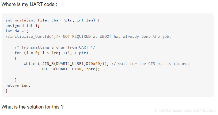 遇到的问题：uboot下，关闭串口前需要printf打印一个“UART BUS OFF!!!”提示信息，但是打印不出来-CSDN博客