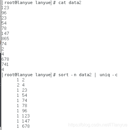 Linux基础篇，文本数据的比较与排序：sort、uniq、comm、diff_linux 将两个文件sort后比较-CSDN博客