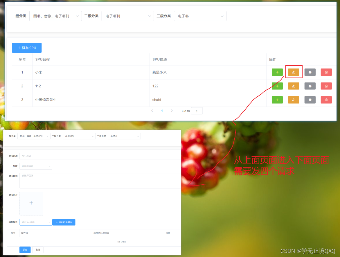 Vue后台管理系统项目(29)SpuForm请求业务的分析-CSDN博客
