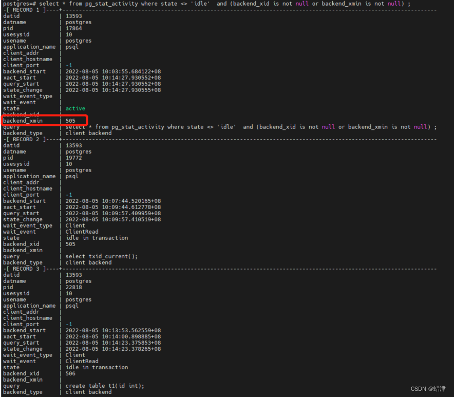 Postgresql 长事务导致表膨胀的原因 Postgresql 表碎片膨胀 长事务 Csdn博客