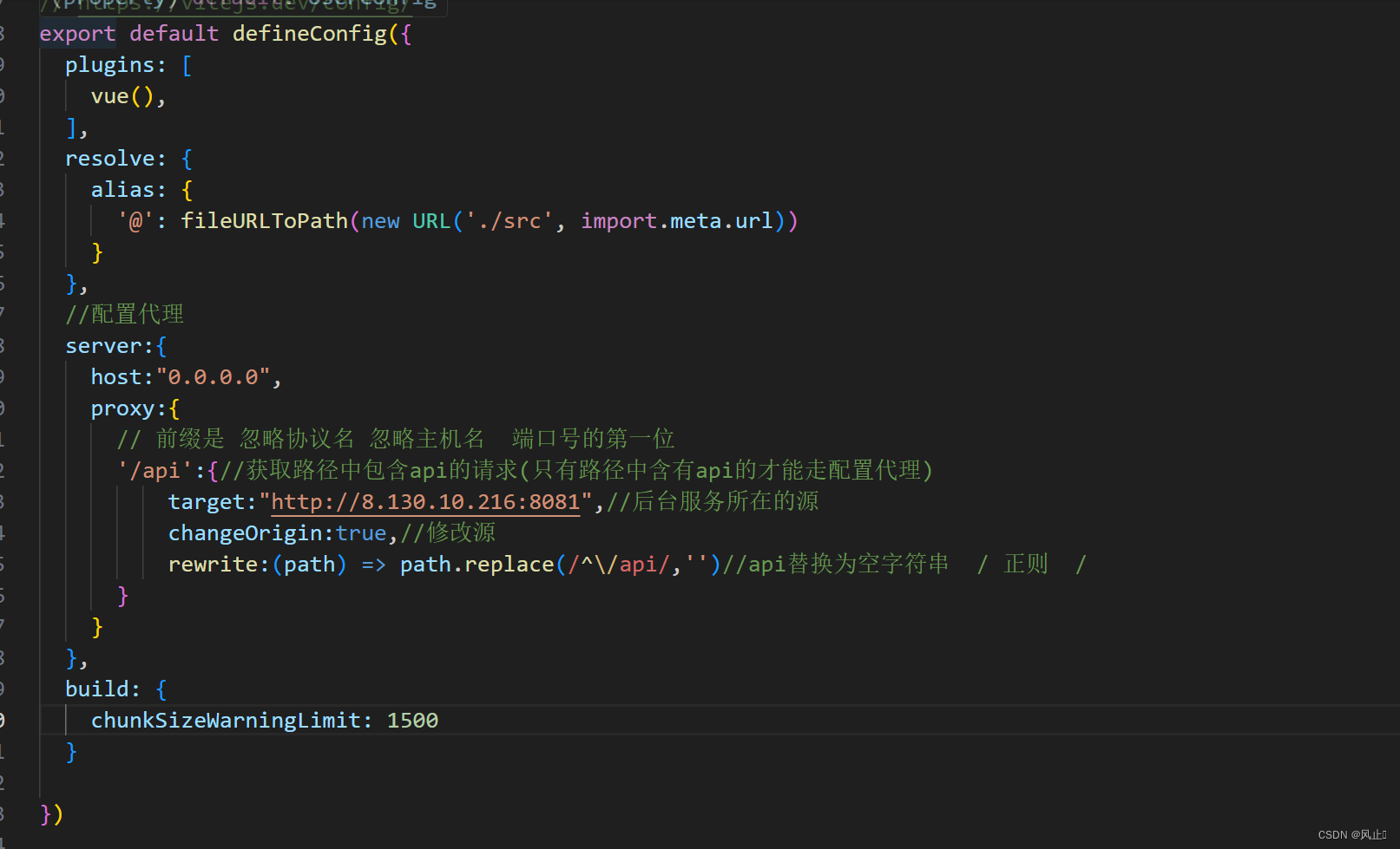 vue项目部署服务器，因为跨域设置nginx.config要修改的配置_vscode中vue.config.js设置跨域后部署到nginx如果修改-CSDN博客