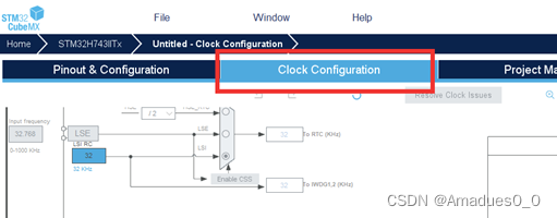 【STM32Cube笔记】4-STM32Cube配置时钟设置_stm32cubeide如何打开时钟配置界面-CSDN博客