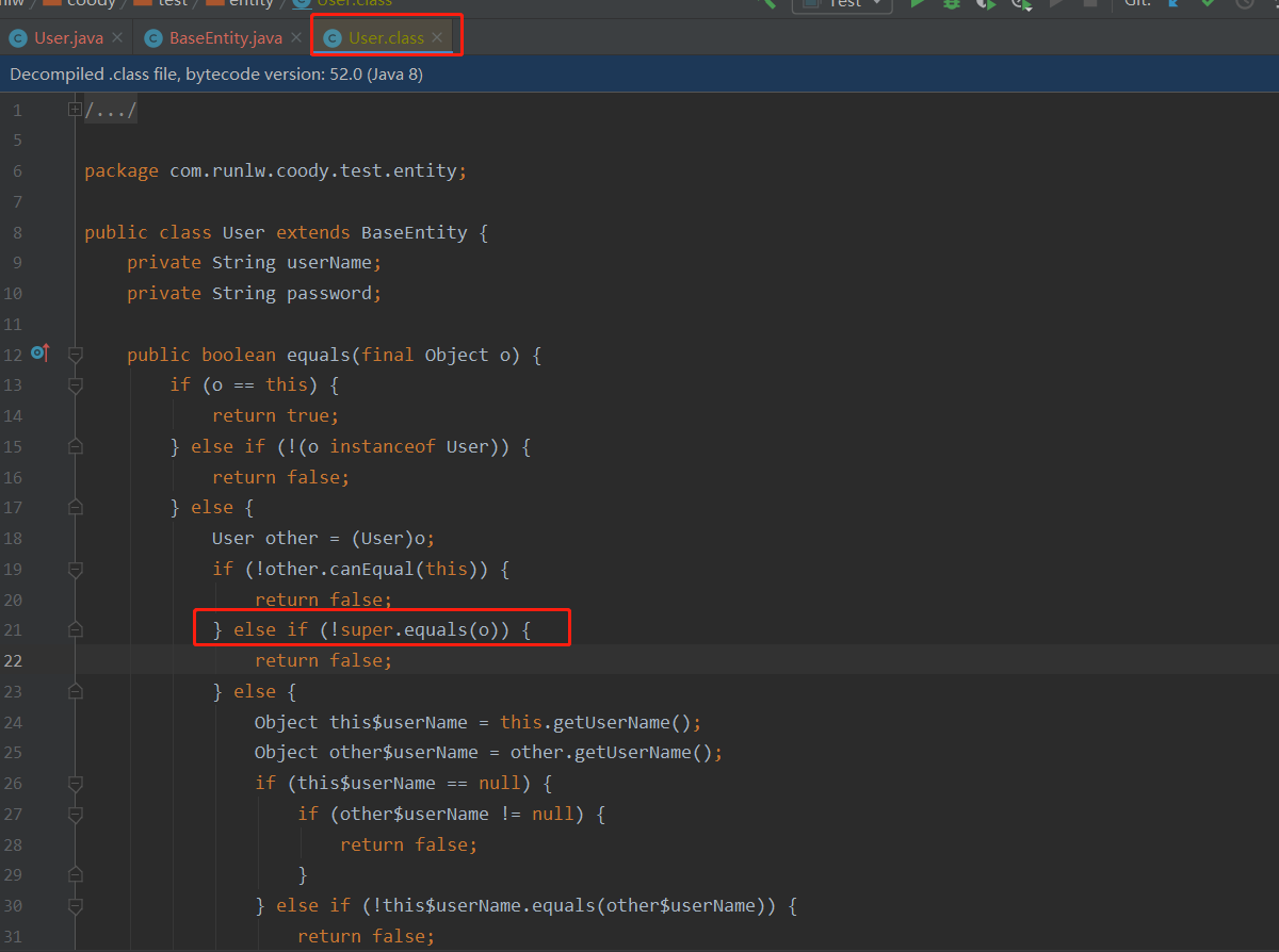 使用lombok插件，编译后告警提示@EqualsAndHashCode(callSuper=false)_lombok.equalsandhashcode.callsuper-CSDN博客
