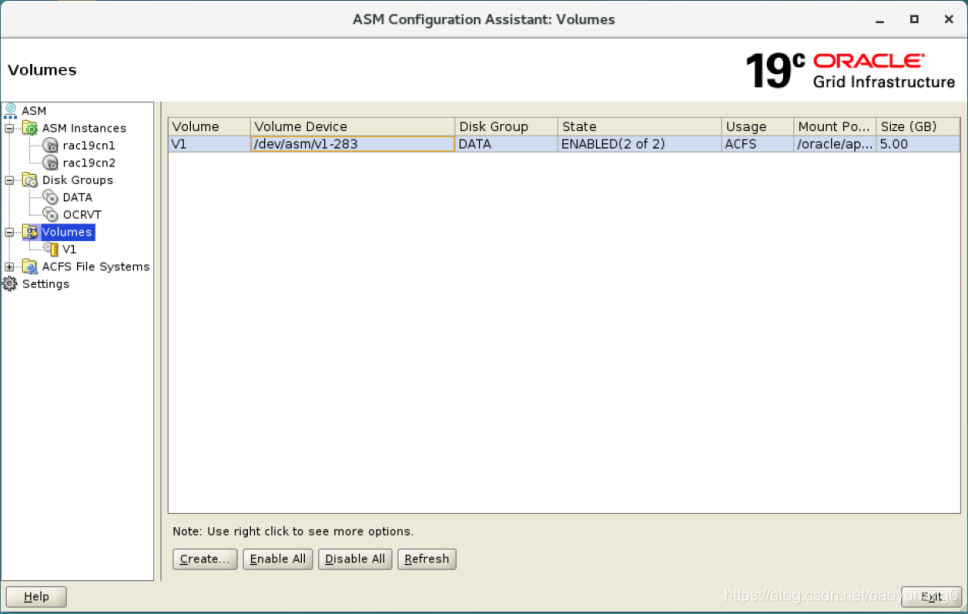 Oracle 19C ADVM与ACFS的使用_cadence advm是什么-CSDN博客