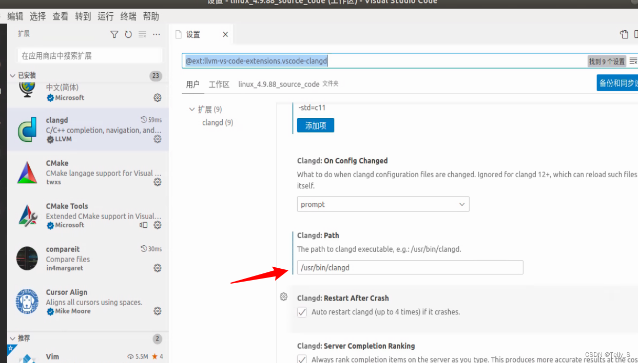 VSCode使用clangd构建Linux驱动开发环境-CSDN博客