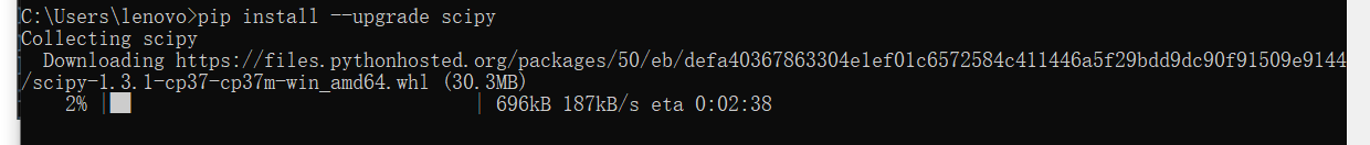 python更新第三方库_更新scipy库-CSDN博客