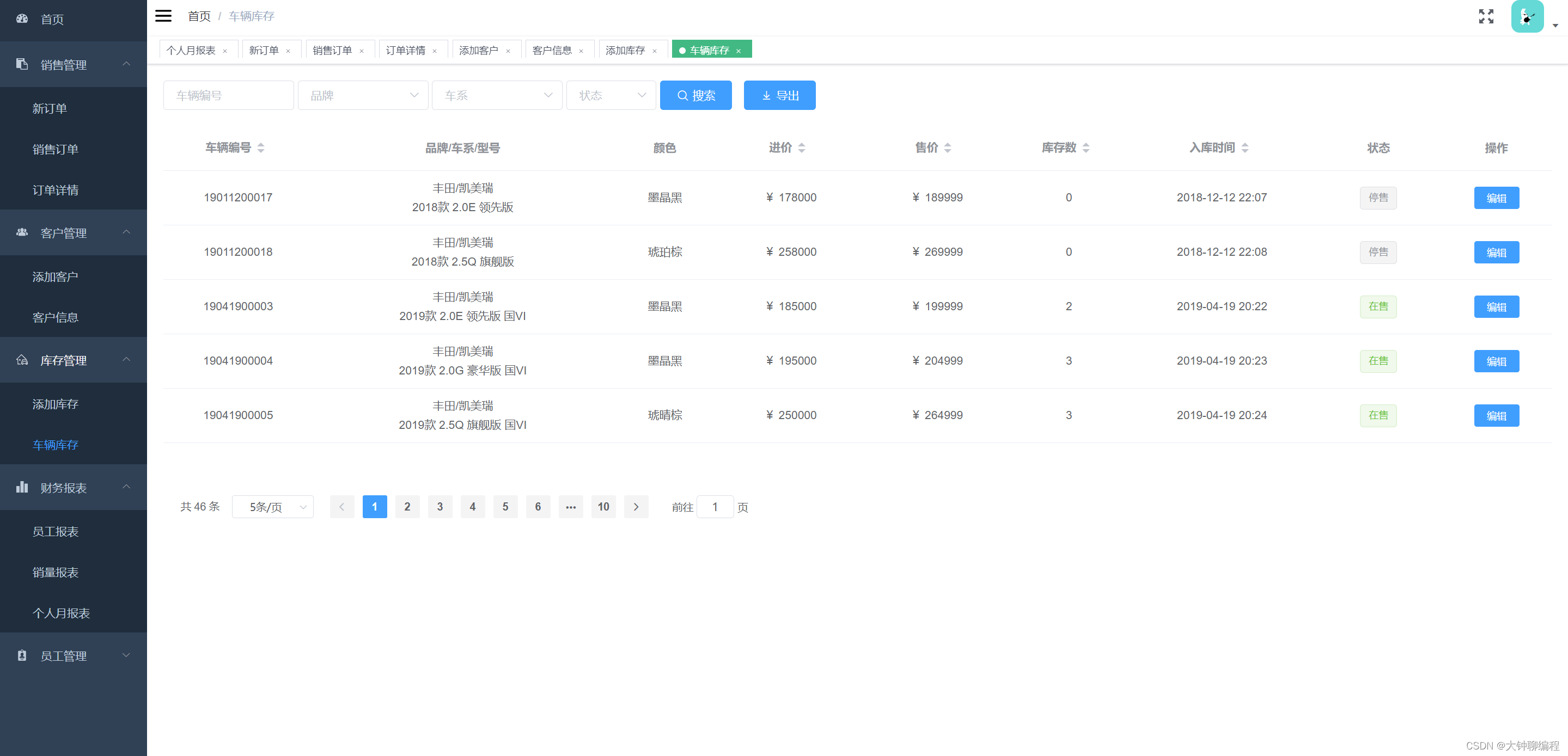 计算机毕业课程设计系列基于springbootvue的汽车销售系统管理系统springboot Vue汽配销售平台毕设 Csdn博客