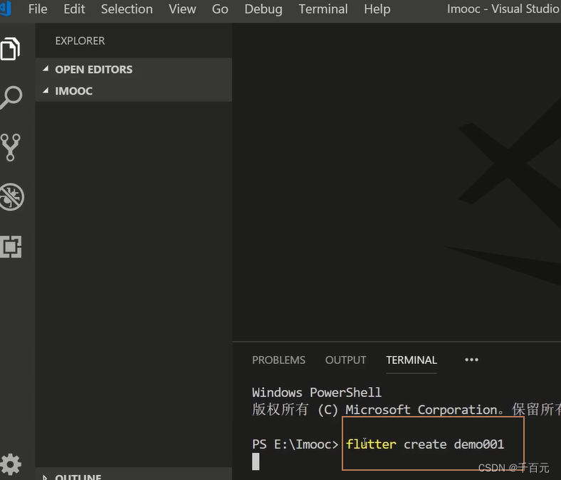Vscode创建flutter项目vscode Flutter Create Template App Overwrite Csdn博客