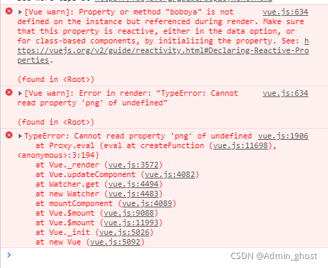 [Vue warn]: Property or method “boboya“ is not defined on the instance ...报错已解决_vue warn ...