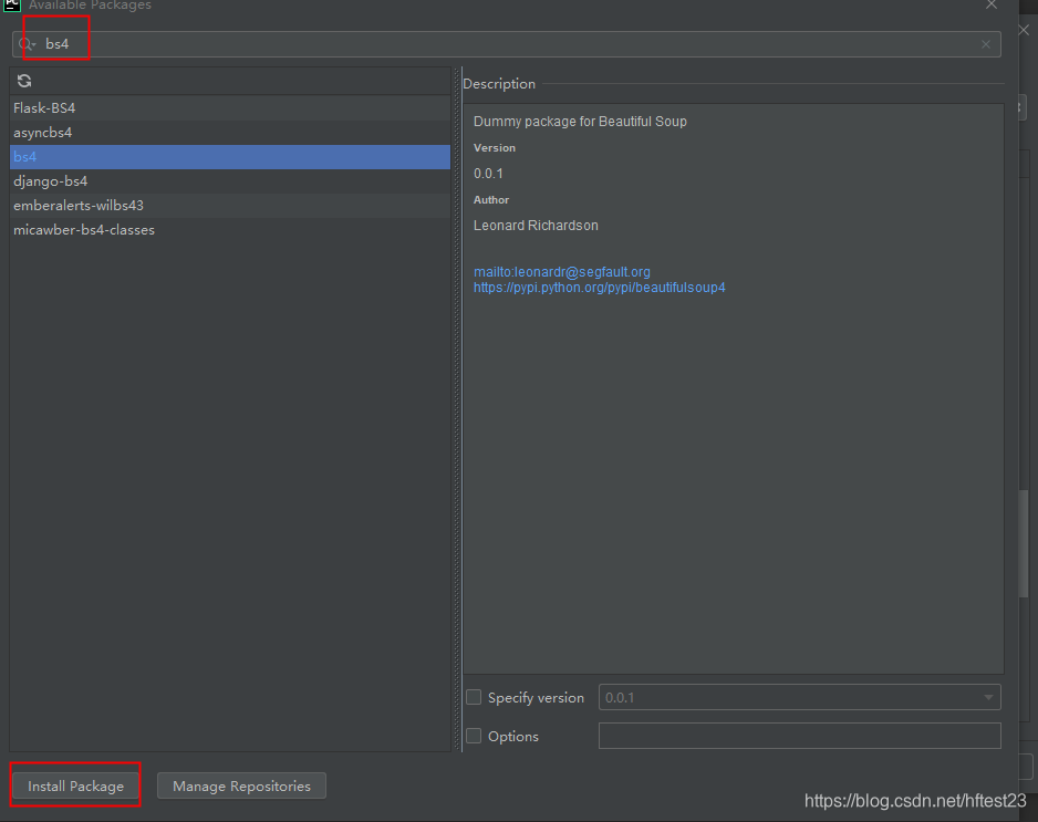 pycharm 解决ModuleNotFoundError: No module named ‘bs4‘_pycharmno module ...