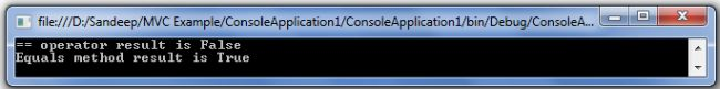 [C#] C# 中相等运算符 (==) 和 Equals() 方法之间的区别_c# 字符串相等用=还是equal-CSDN博客