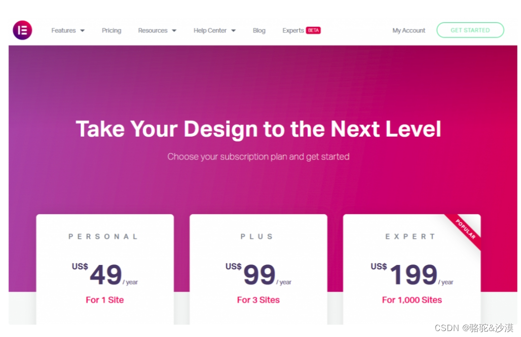 Elementor Pro 完整模板套件5000个登陆页面和1000个模板描说明_elementor 模板-CSDN博客