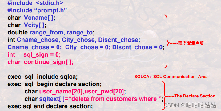 数据库系统——第十讲 嵌入式sql语言之动态sql嵌入式sql语言包括odbc Csdn博客