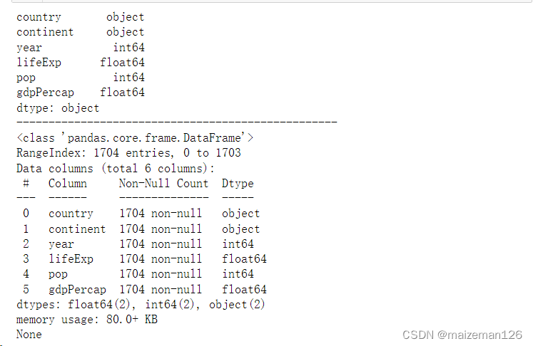 python数据分析——pandas DataFrame基础知识1_python pandas dataframe-CSDN博客